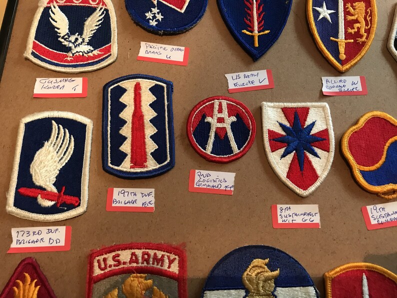Vintage US Military Unit Patches Infantry Armor Special Units - Etsy