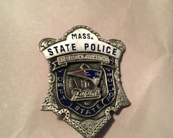 Police Badge Massachusetts - Etsy