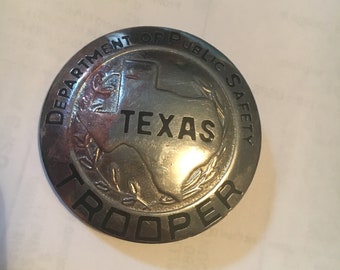Texas Trooper Badge - Etsy
