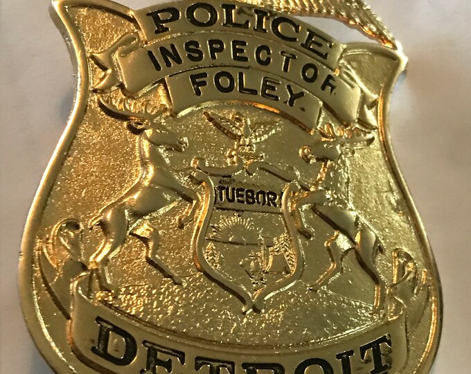 Axel Foley Detroit Police Inspector Novelty TV Prop Badge - Etsy
