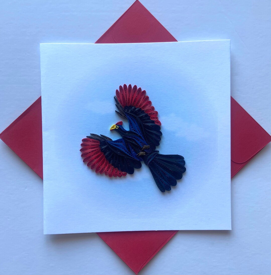 Bird - Quilling Card - Etsy
