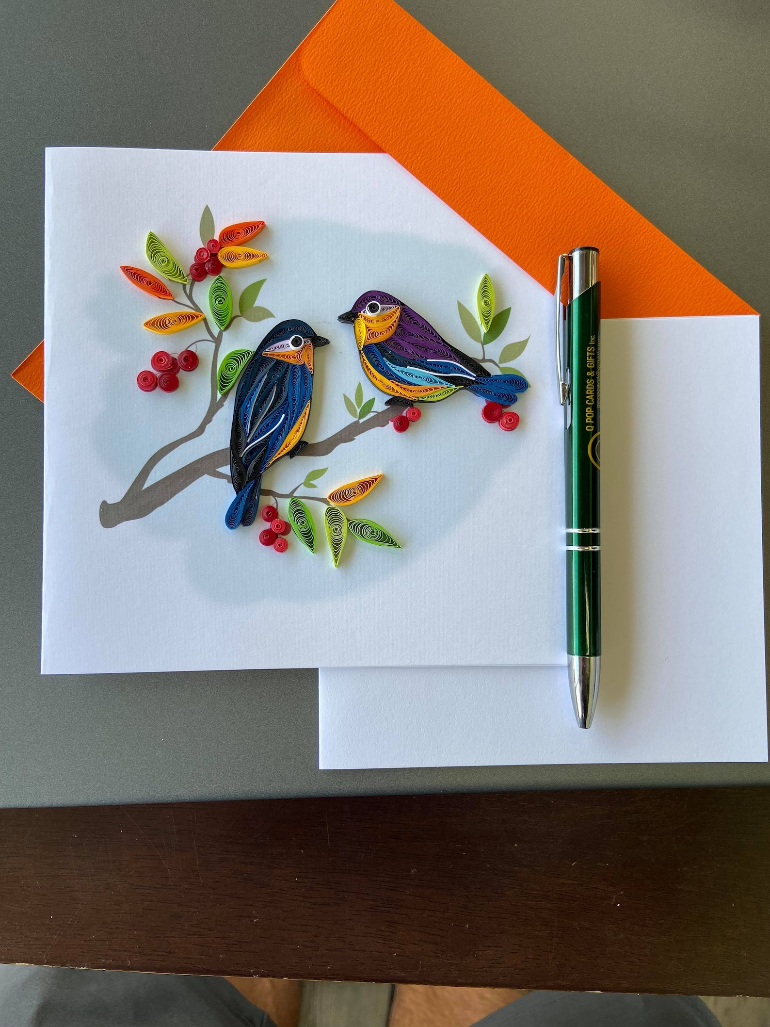Couple Birds Quilling Card - Etsy