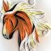 Horses Quilling Cards, Art Paper, Greeting Card, Quilling Card, Craft ...