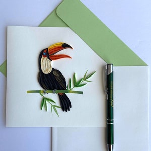 Raven Quilling Card - Etsy