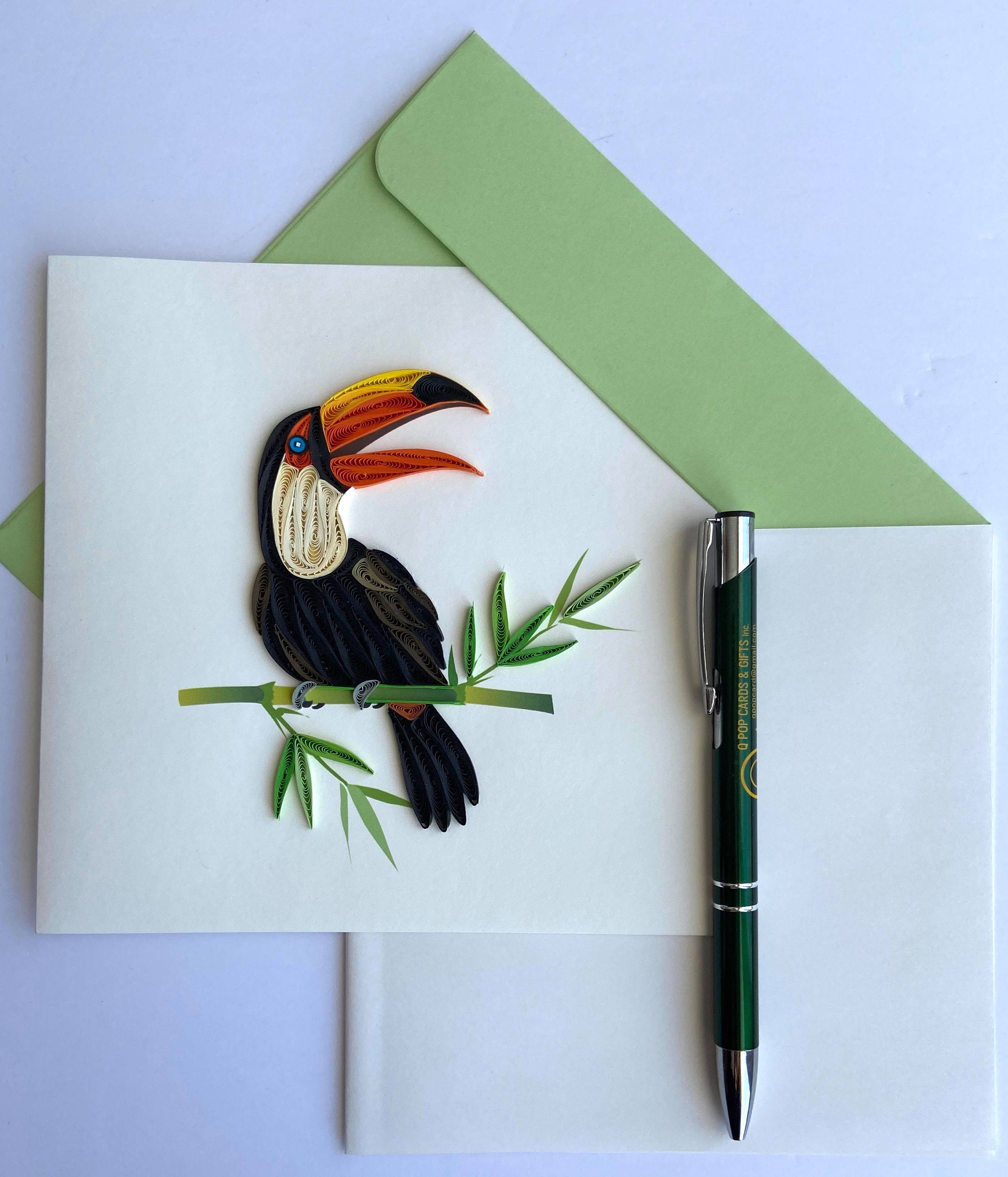 Raven Quilling Card - Etsy