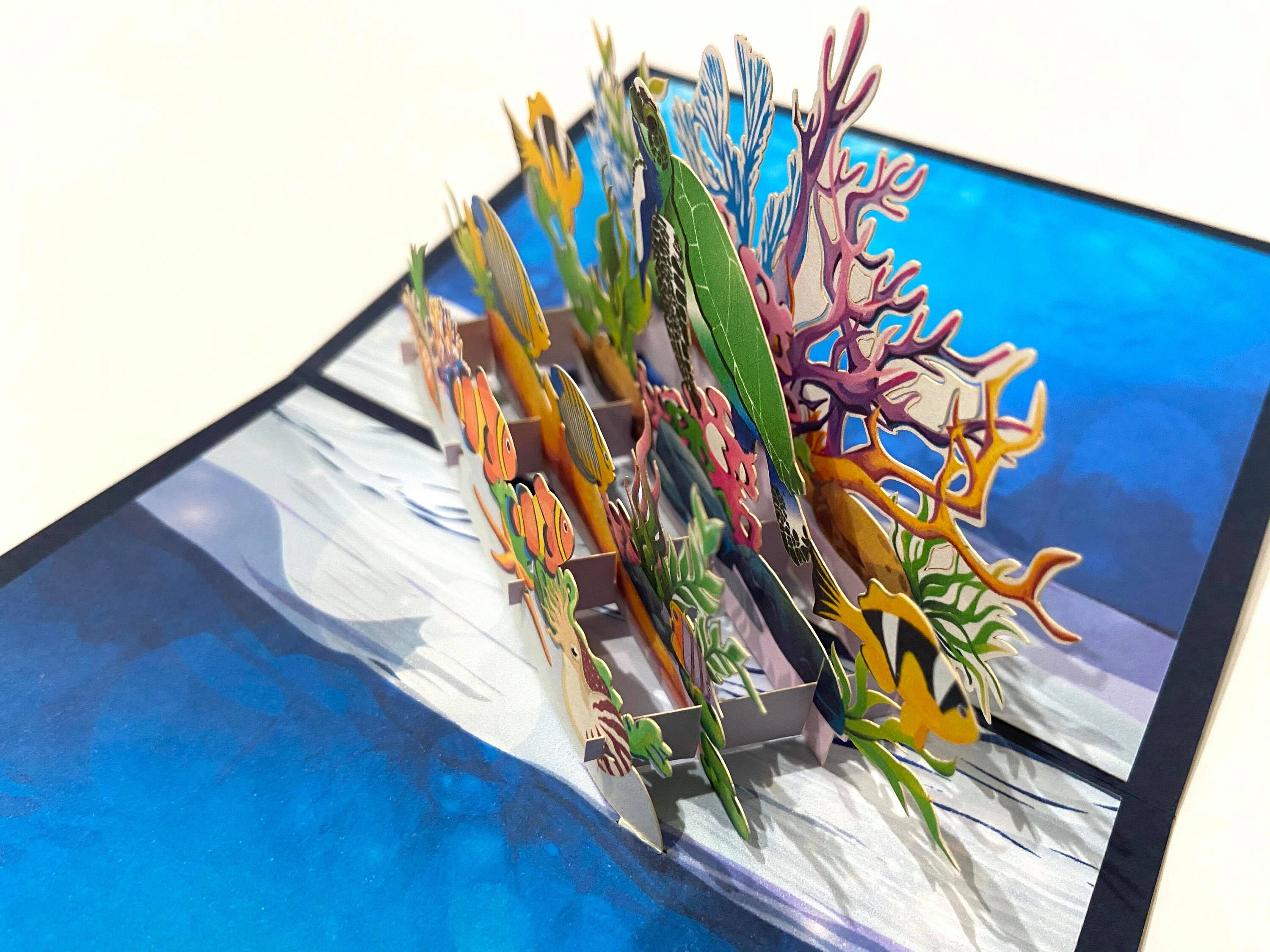 COMBINE Quilling & Pop up Card Turtle Card Art Paper | Etsy