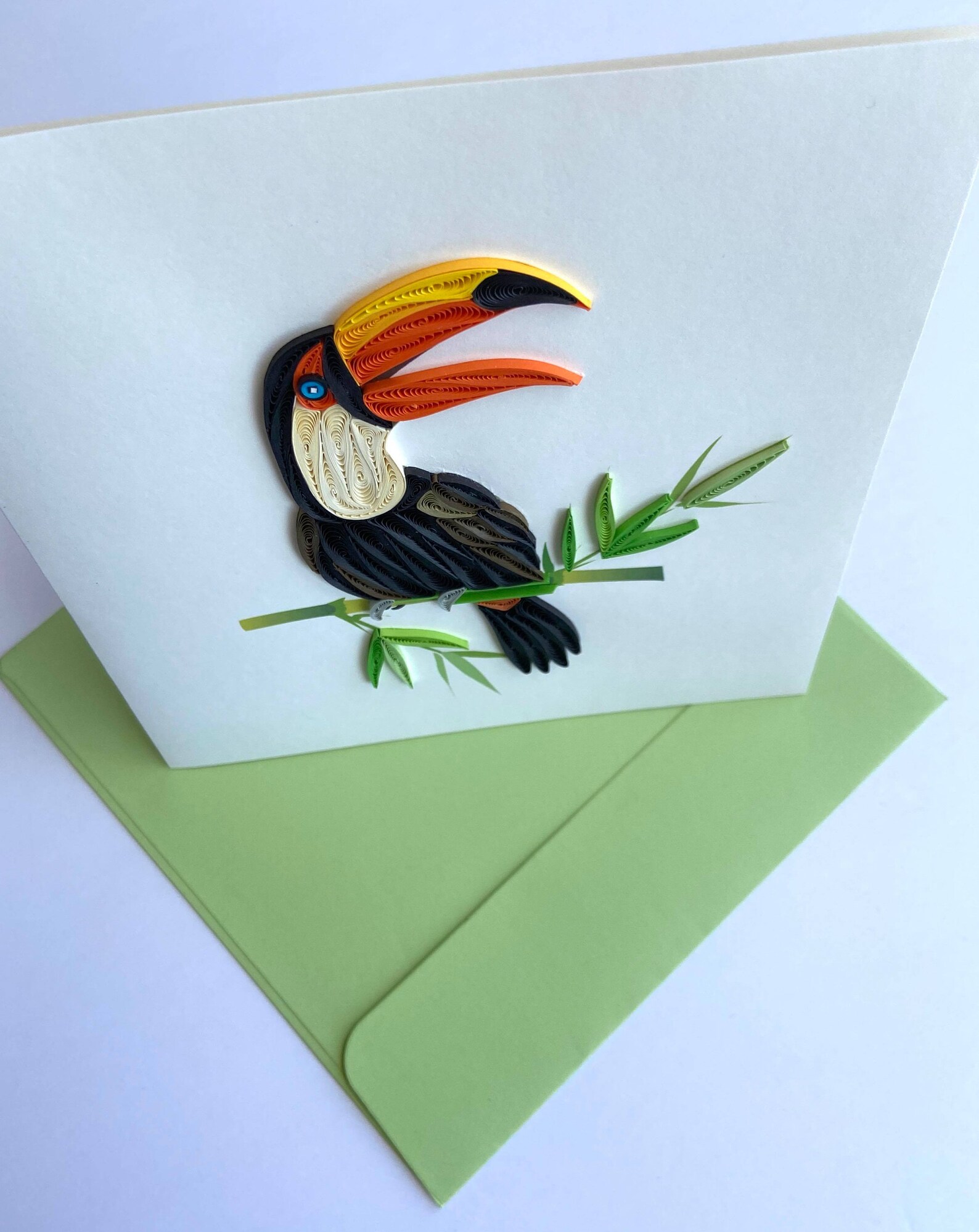 Raven Quilling Card - Etsy