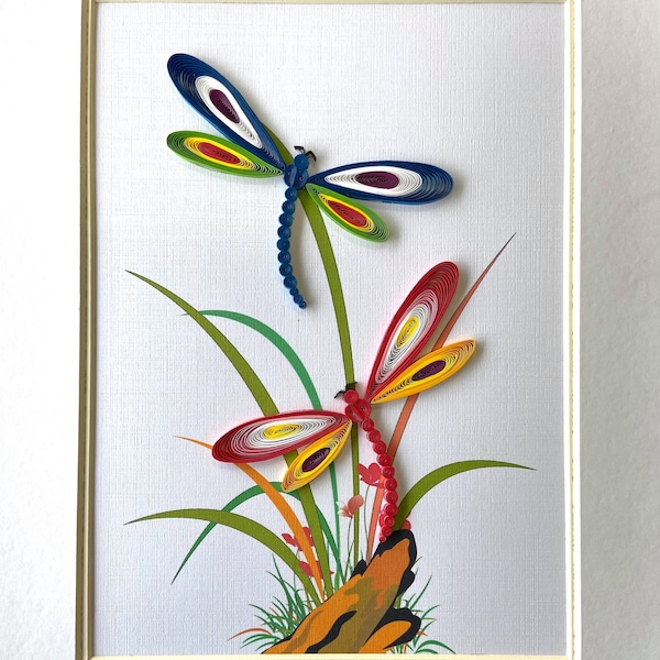 Quilled Dragonfly - Etsy