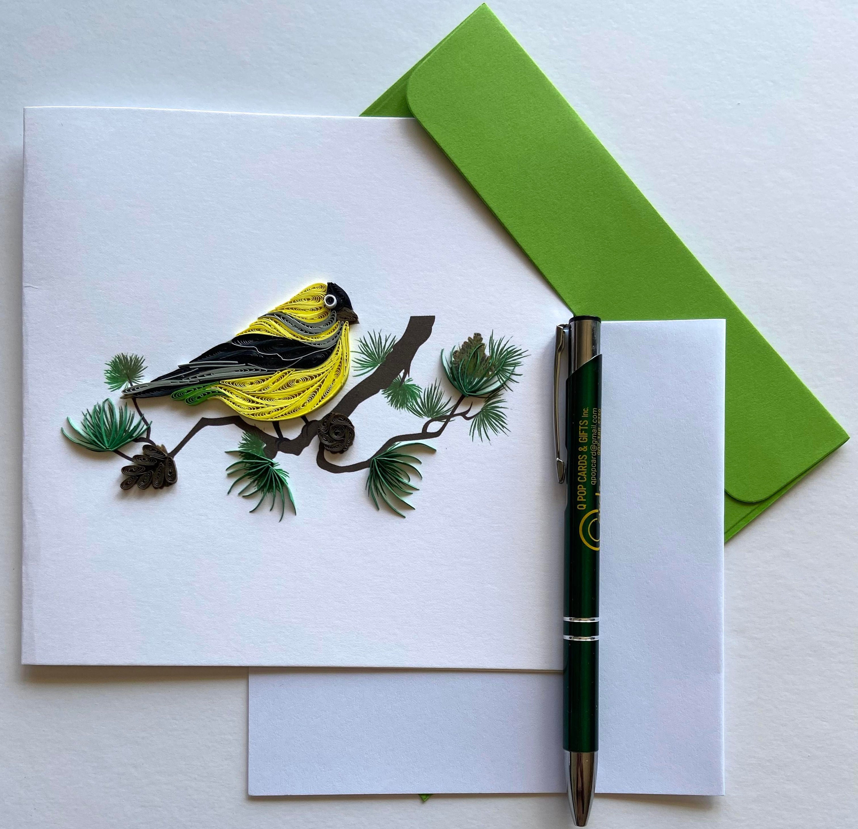 Bird- Quilling Card, Art Paper, Greeting Card, Quilling Card, Craft ...