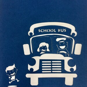 School Bus - Pop up Card, Art Paper, Greeting Card, Quilling Card ...