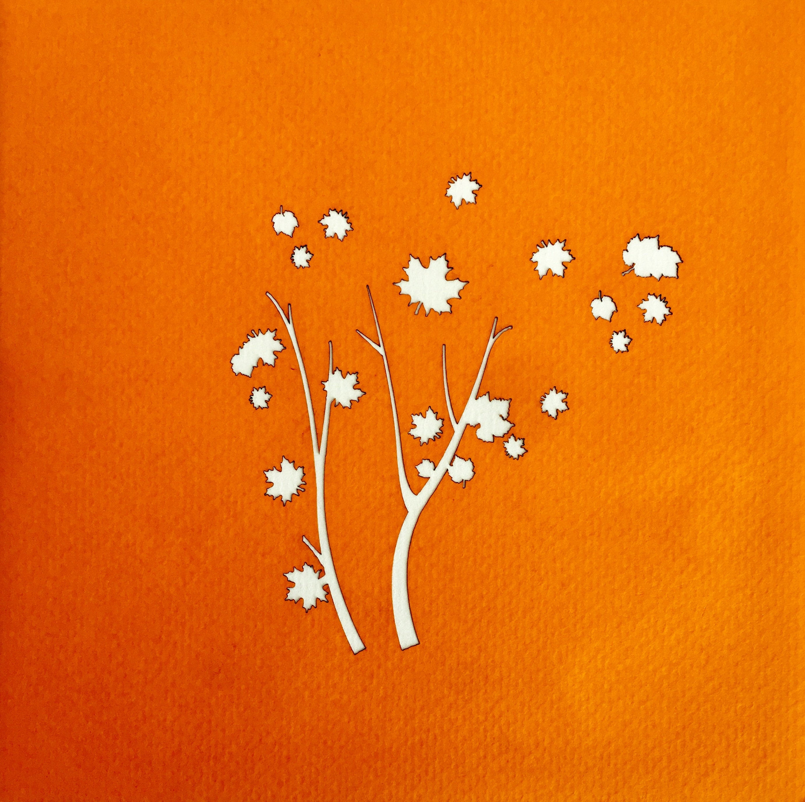 Fall Leaves Pop up Card Art Paper Greeting Card Quilling | Etsy