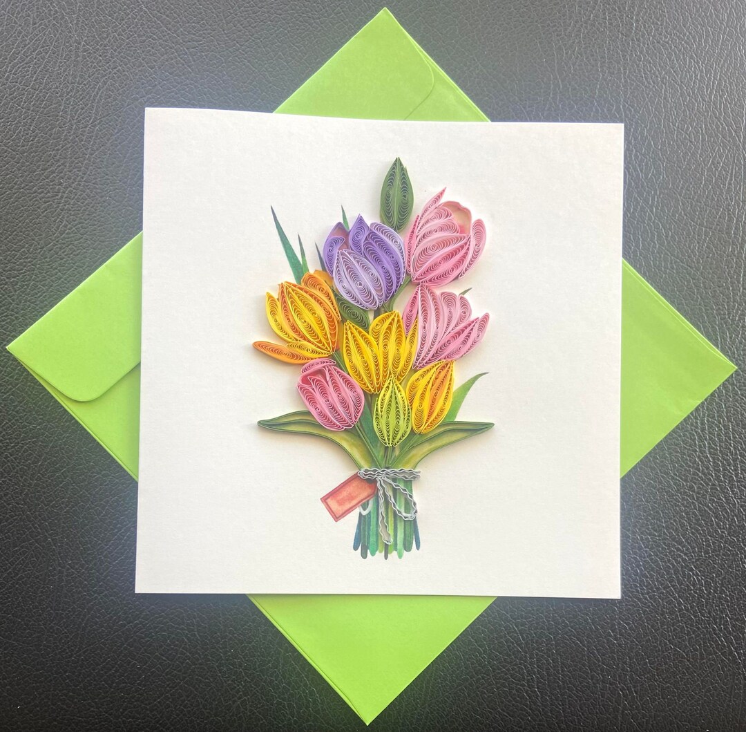 Flower - Quilling Card, Greeting Card - Etsy