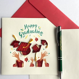 Graduation Quilling Card, Art Paper, Greeting Card, Quilling Card ...