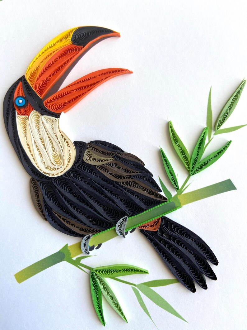 Raven Quilling Card - Etsy