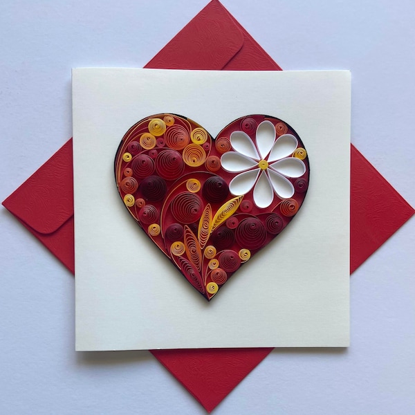 Quilling Heart - Etsy UK
