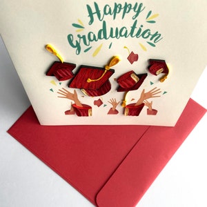 Graduation Quilling Card, Art Paper, Greeting Card, Quilling Card ...