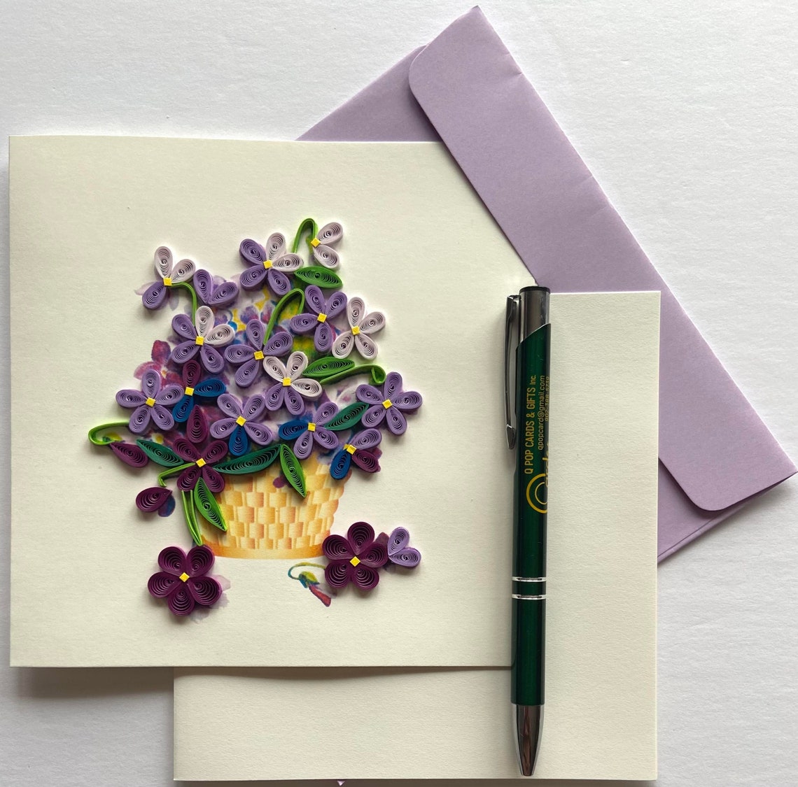 Flower- Quilling Card, Art Paper, Greeting Card, Quilling Card, Craft ...