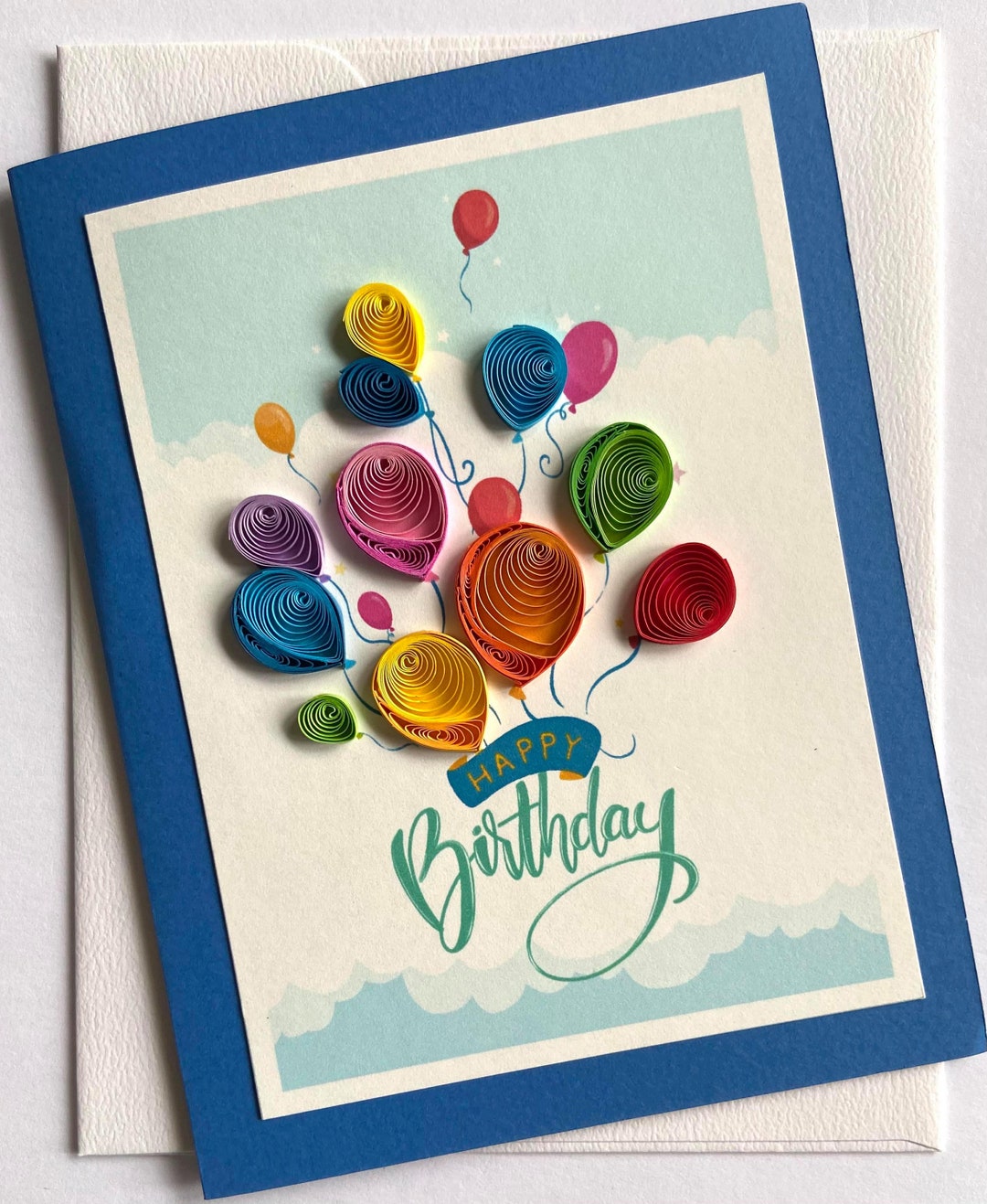 COMBINE Quilling & Pop up Card- Bloom, Art Paper, Greeting Card ...