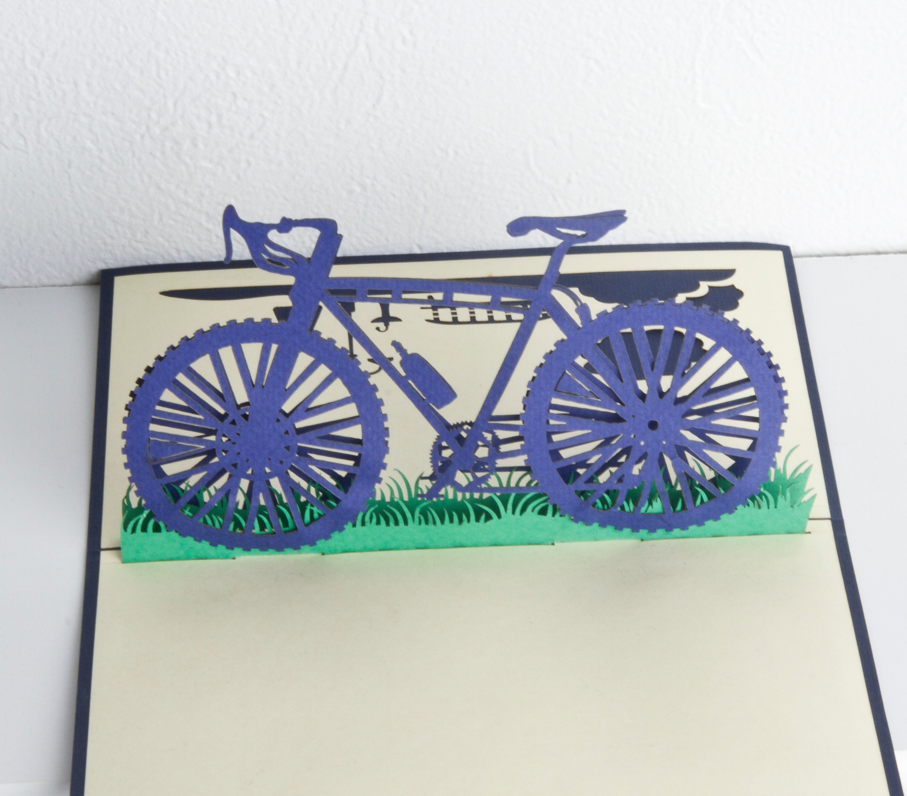 Bike - Pop up Card - Etsy