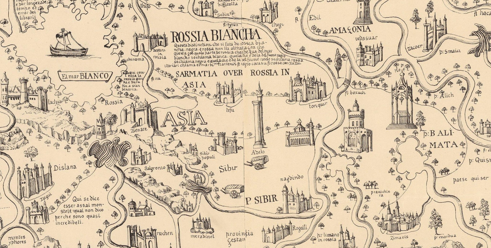 1450 Mappemonde Composite Map Map of the World | Etsy