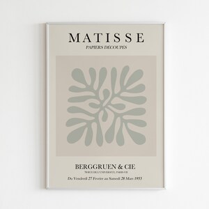 Gallery Wall Set of 6, Exhibition Gallery Wall Art Set, Matisse, Flower ...