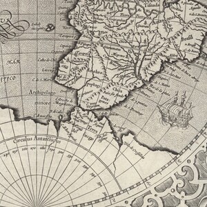 1607 Map, Atlas, Atlas Map, Mercator, Map of the World, America ...