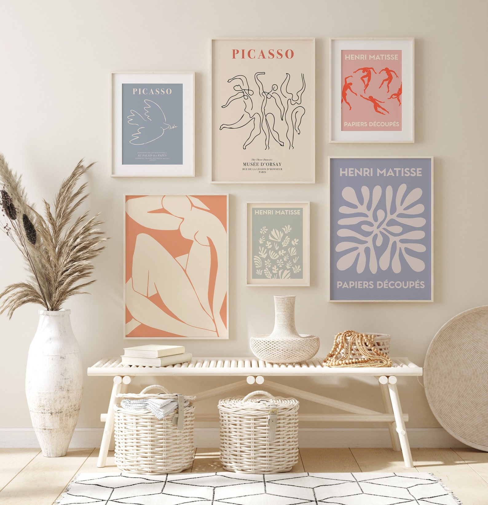 Gallery Wall Set of 6 Exhibition Gallery Wall Art Set - Etsy