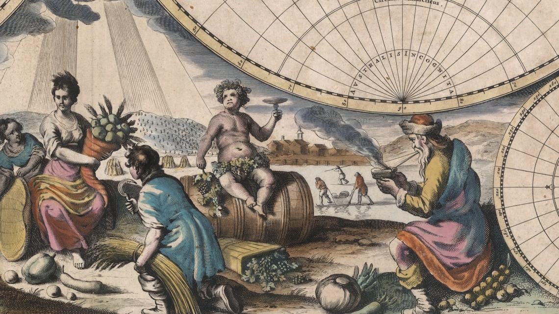 1667 Map of the World Nieuwe Werelt Kaert Antique Map Atlas | Etsy