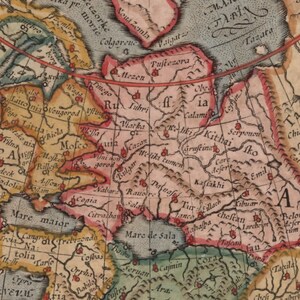 1623 America Sive India Nova, Marata, Asia, Tartaria, Rvssia, Evropa ...