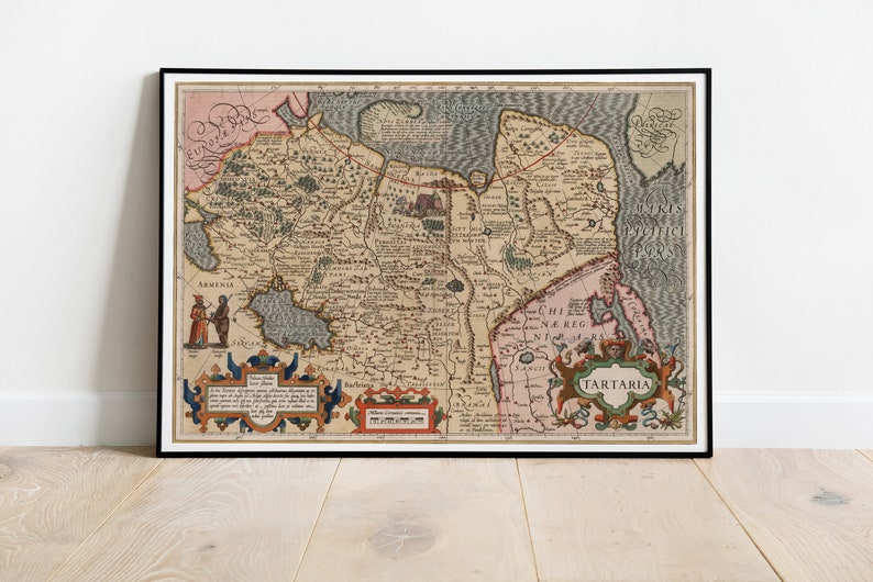 Antique Maps Set 9 Pcs, 1623-1652, Map of the World, Antique Map, Atlas ...