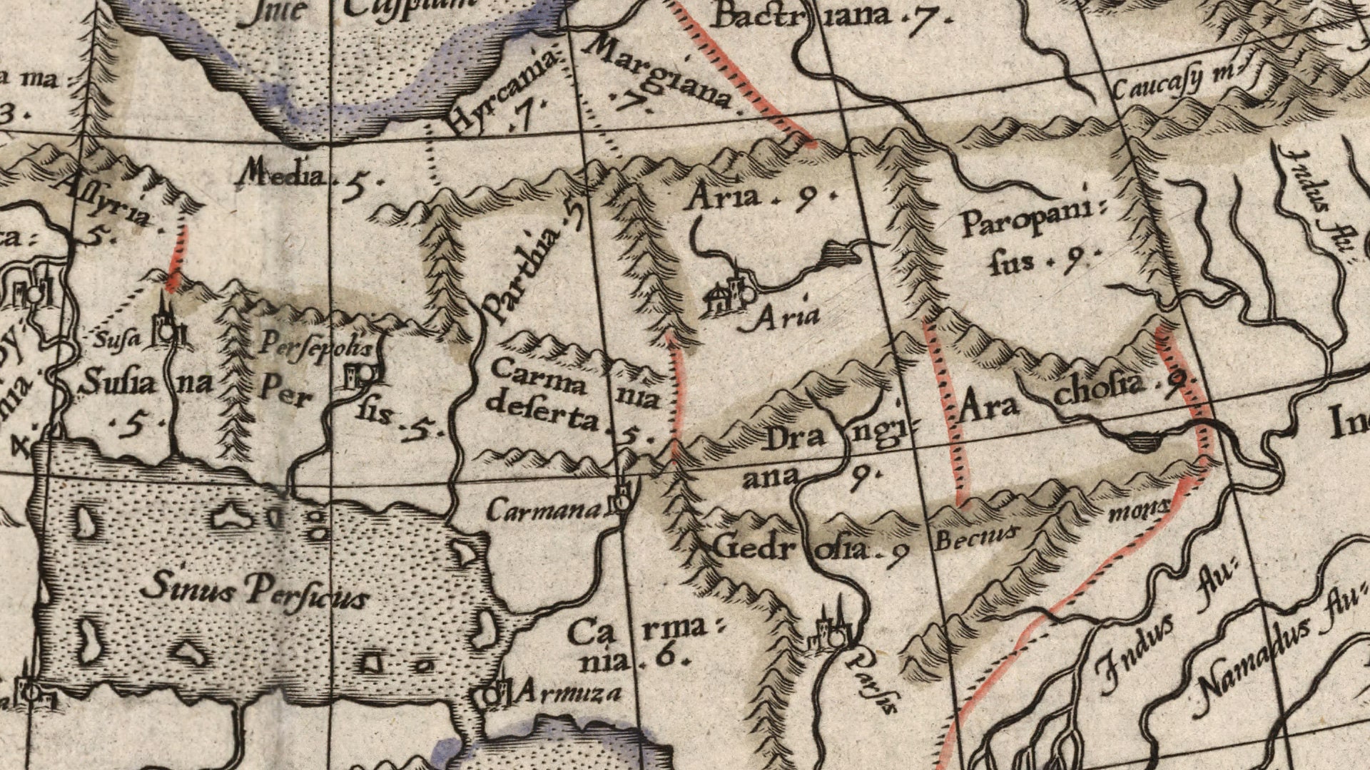 1618 Map of the World Asia Aria Germania Belgica Iberia | Etsy
