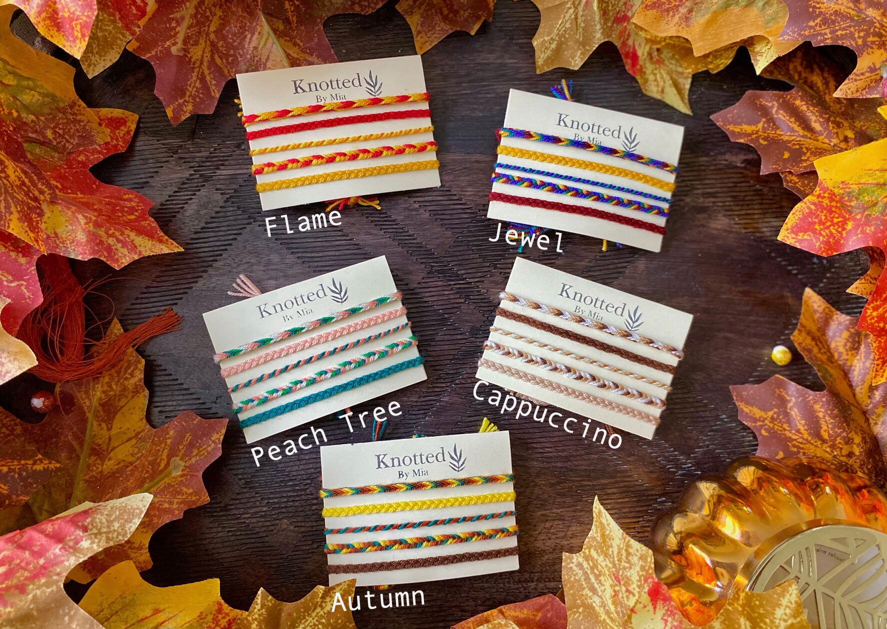 Set of 5 Handmade Friendship Bracelets or Anklets With - Etsy