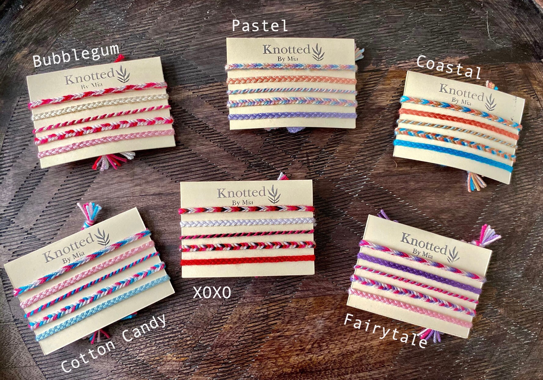 Set of 5 Handmade Friendship Bracelets or Anklets With - Etsy