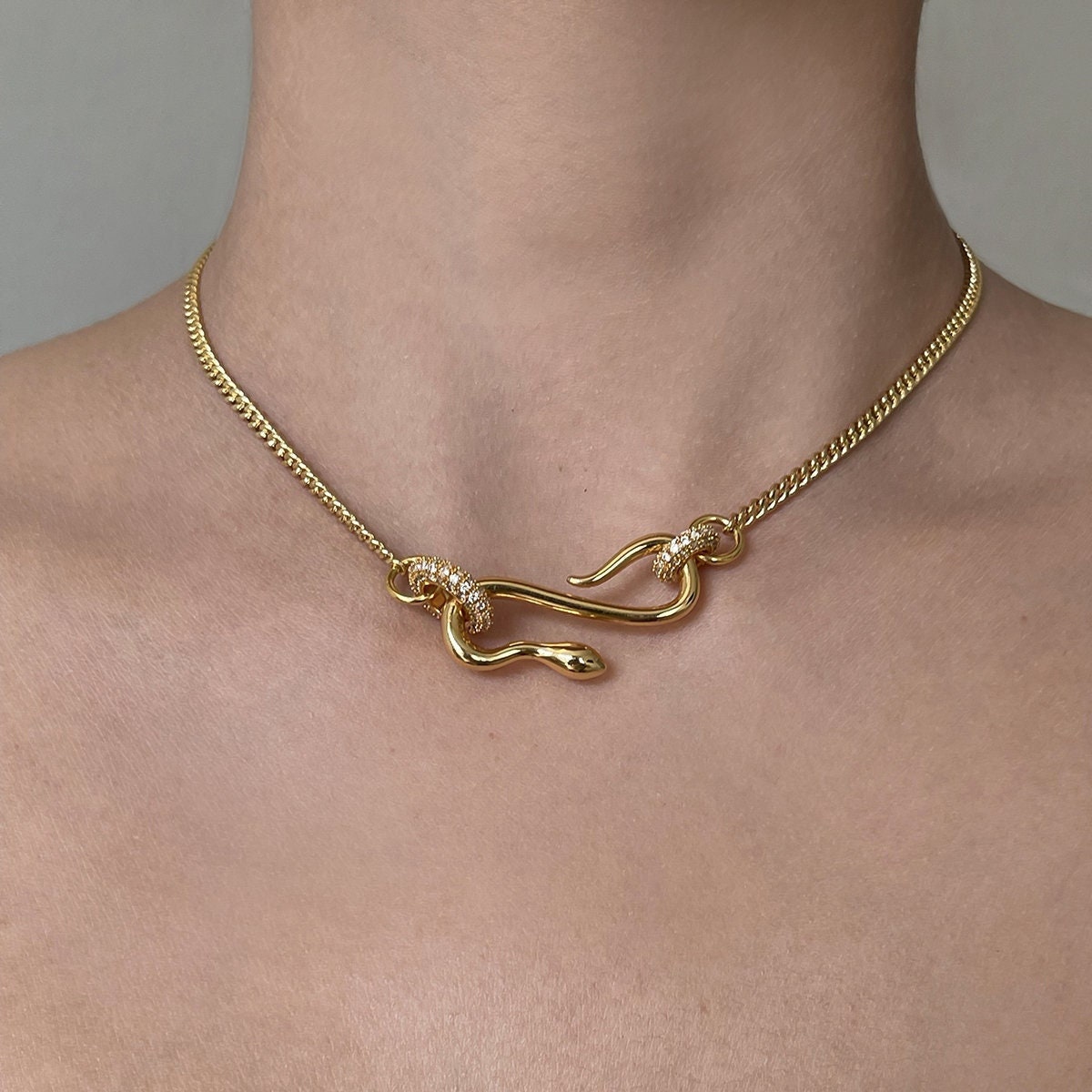 Serpenti Viper Chain - Etsy
