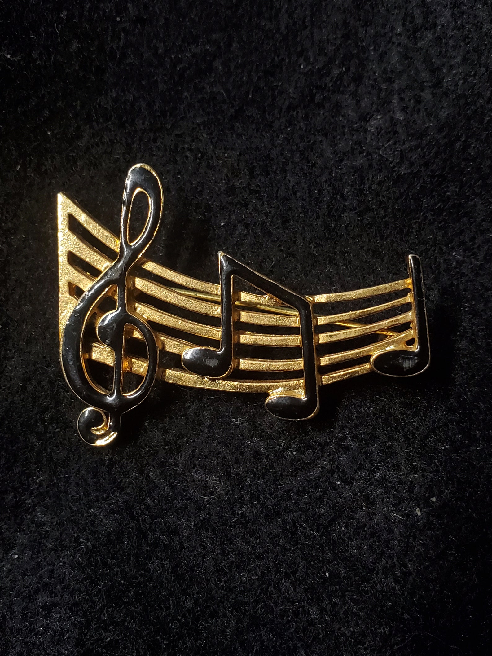 Early Treble Clef Musical Note Brooch 1.75 gb3 - Etsy