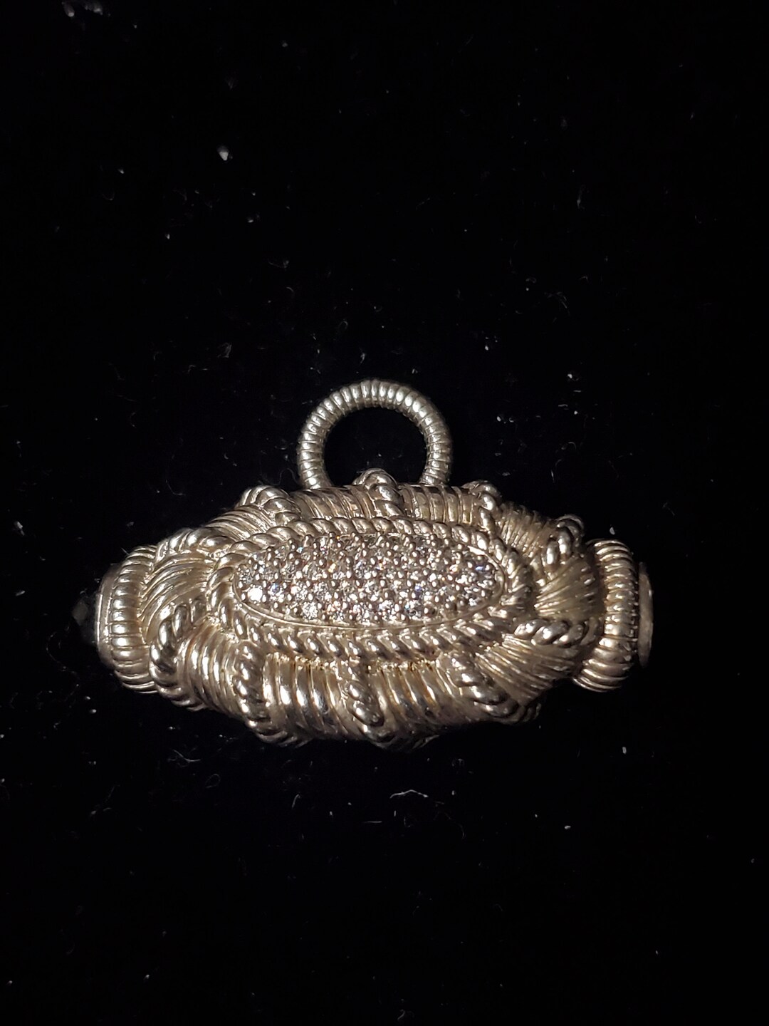 Judith Ripka Sterling Silver Multi Use Brooch Pendant 1 3/8 gb10 - Etsy