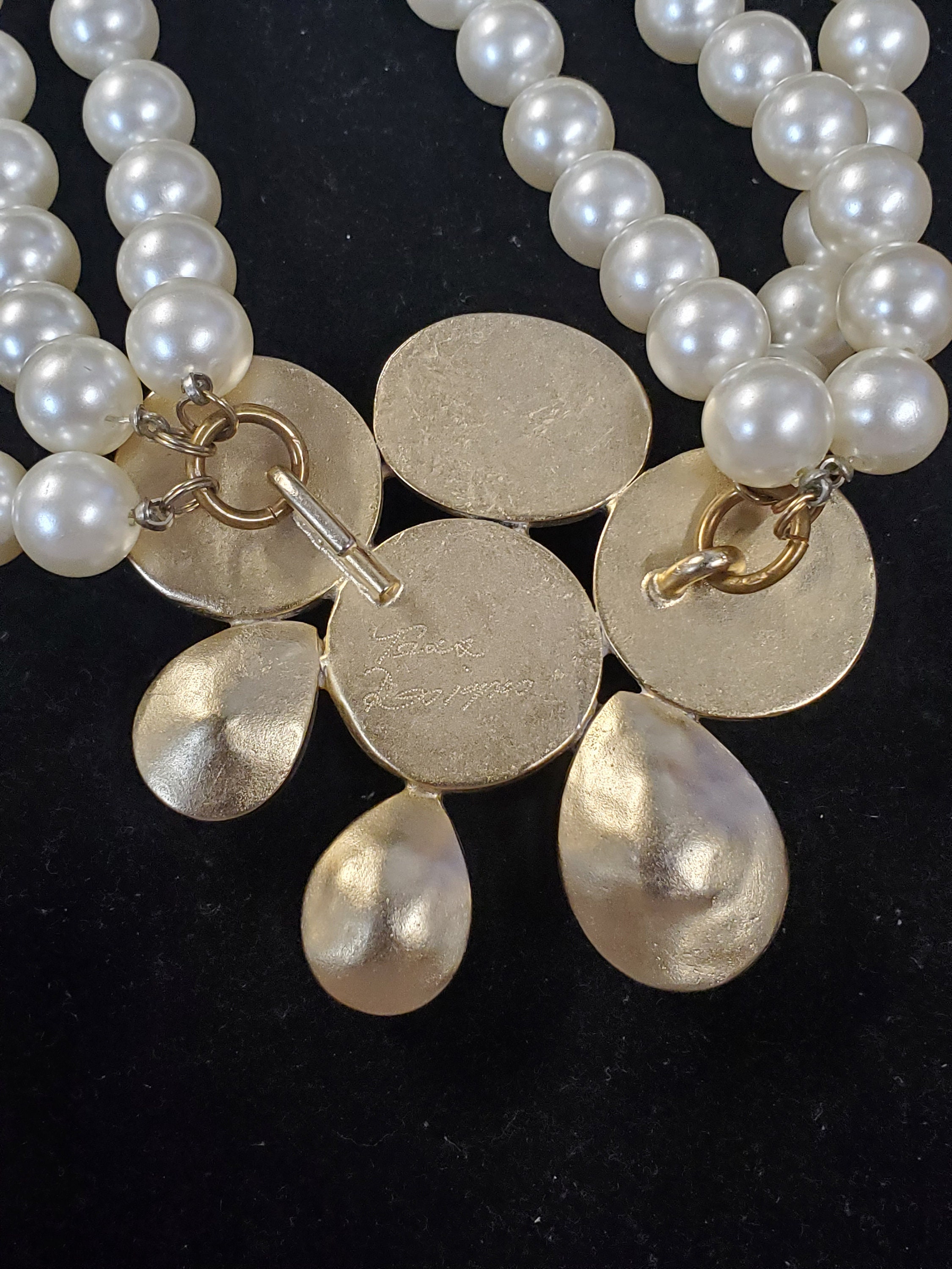 Tess Designs Pearl Runway 17 Necklace np2 - Etsy