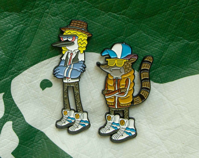 Regular Show: Handmade Buttons of the Cartoon Regular Show - Etsy