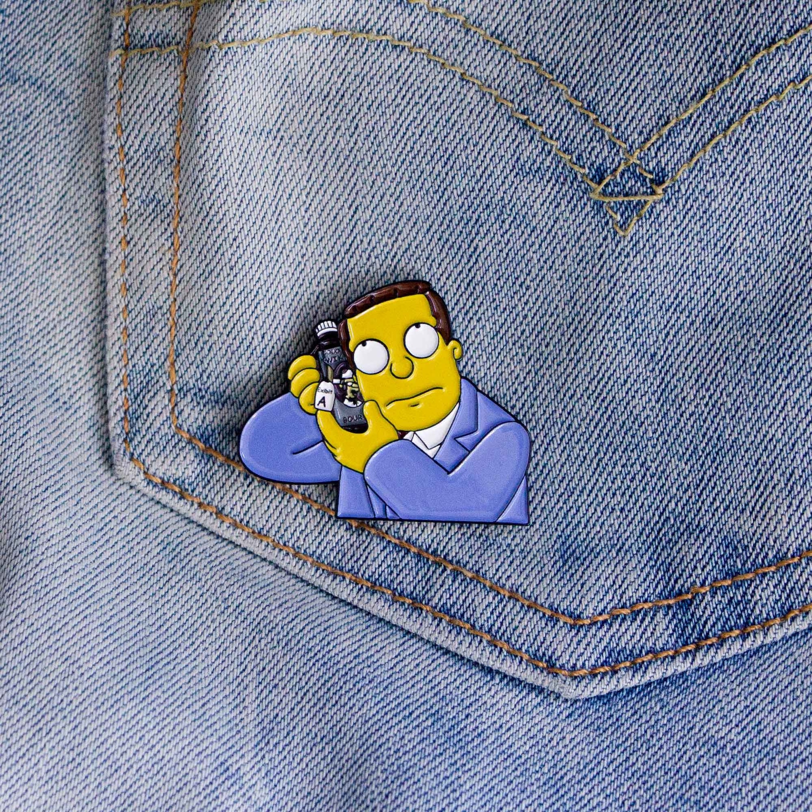 Lionel Hutz Bourbon Soft Enamel Pin - Etsy