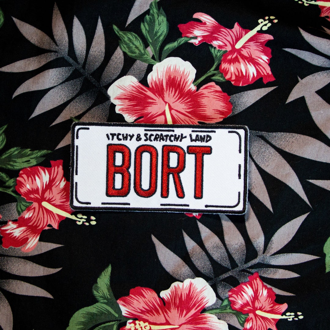 Bort License Plate Iron-on Patch - Etsy Canada