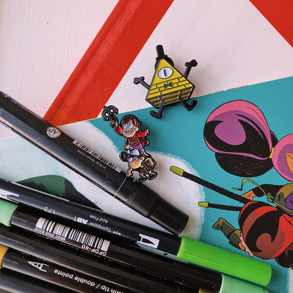 Bill Cipher Soft Enamel Pin - Etsy