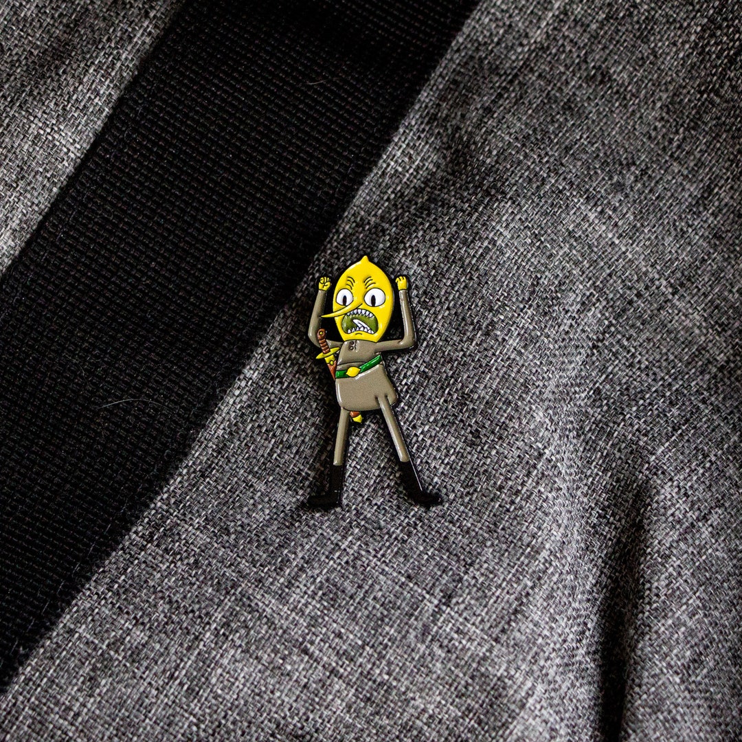 Earl of Lemongrab Soft Enamel Pin - Etsy