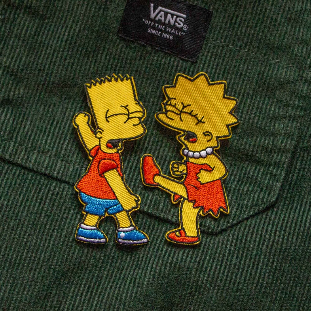 Bart Vs Lisa Iron-on Patch Set - Etsy