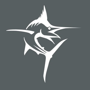 Marlin Fish Decal for Boats, Walls, Cars and Metal. - Etsy