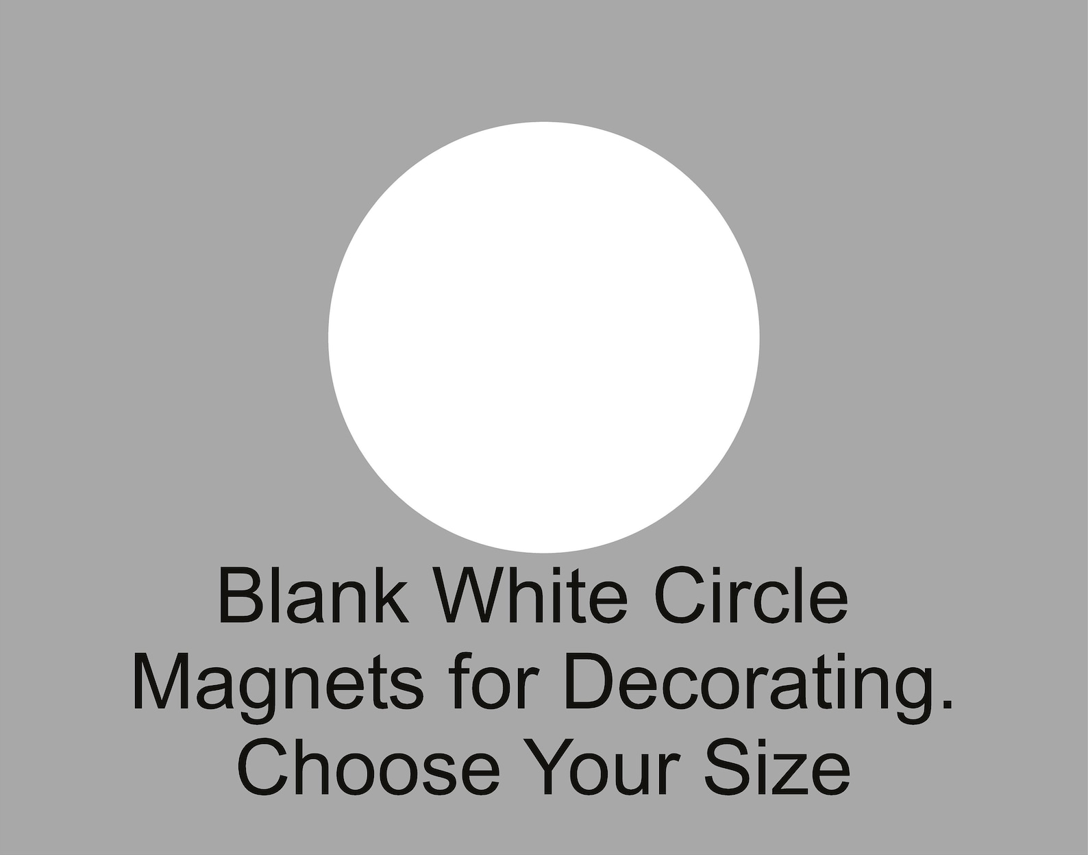 Blank White Circle Magnets for Decorating Your Way - Etsy