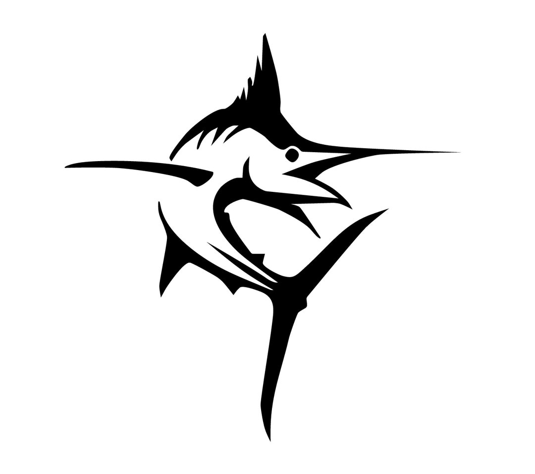Marlin Fish Decal for Boats, Walls, Cars and Metal. - Etsy