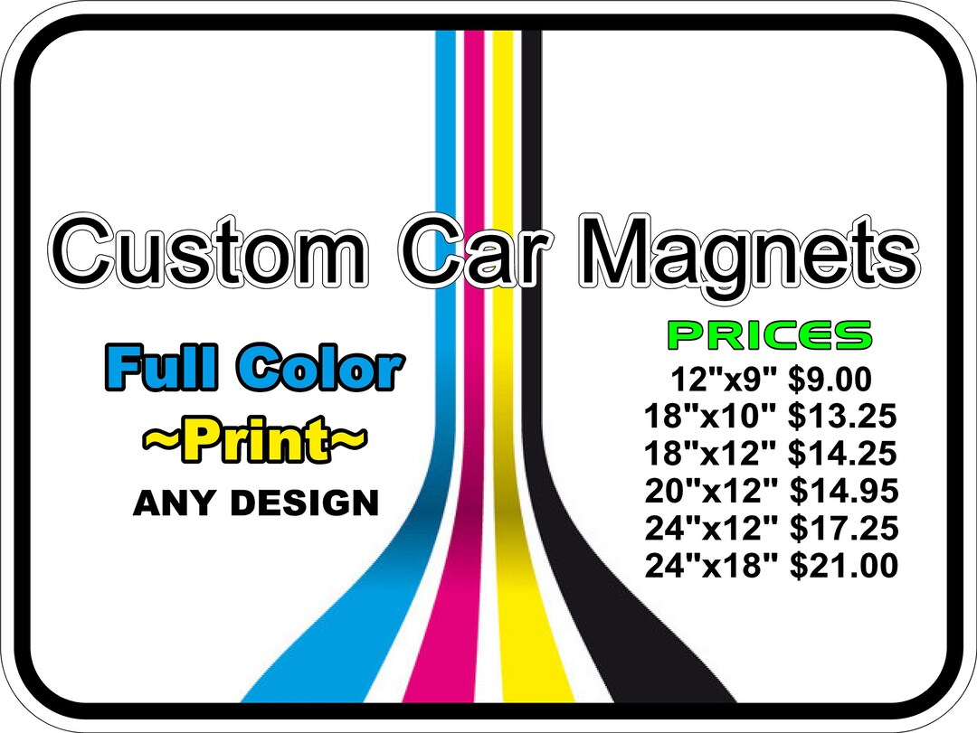 Car Magnet Signs- Magnetics for Truck- Car Magnets-vehicle Magnets ...