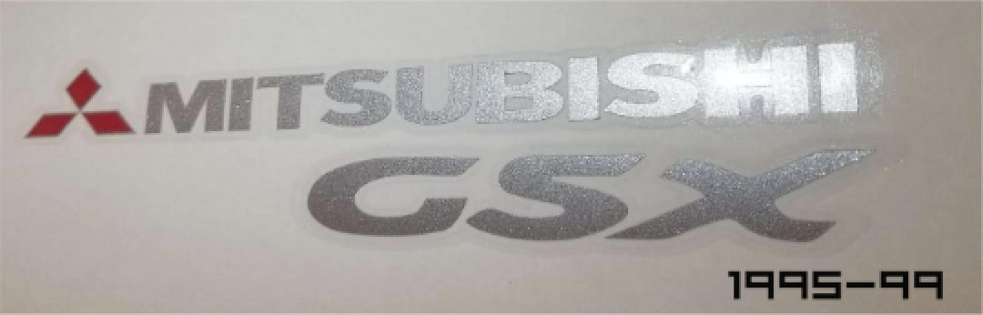 1995-99 Mitsubishi Eclipse GSX Rear Hatch Decals - Etsy