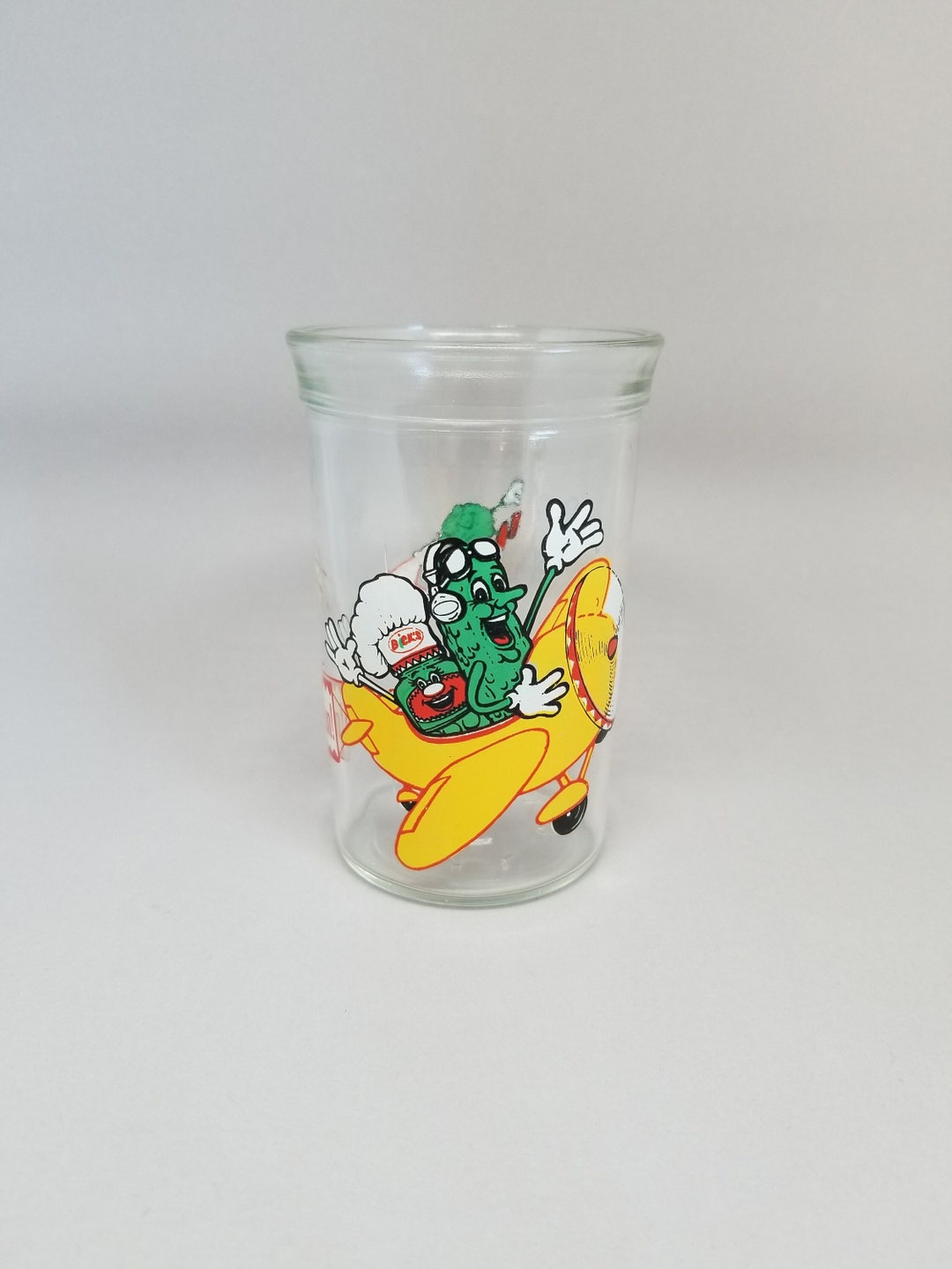 Bicks Pickle Flying a Plane Vintage Relish Jar Adds BBQ Fun - Etsy