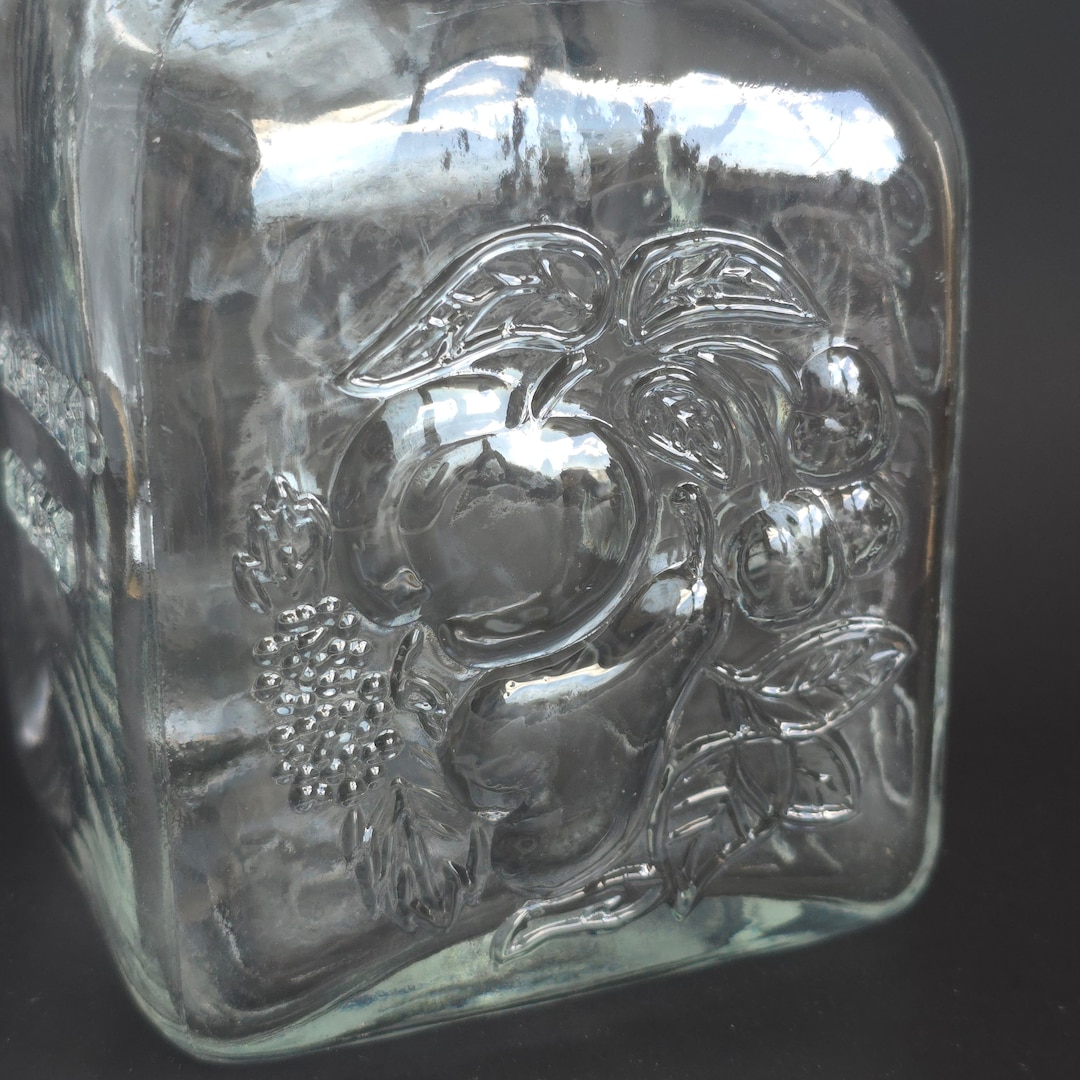 Hermetic Fruits De Mon Jardin My Garden Fruits Glass Canister Vintage ...